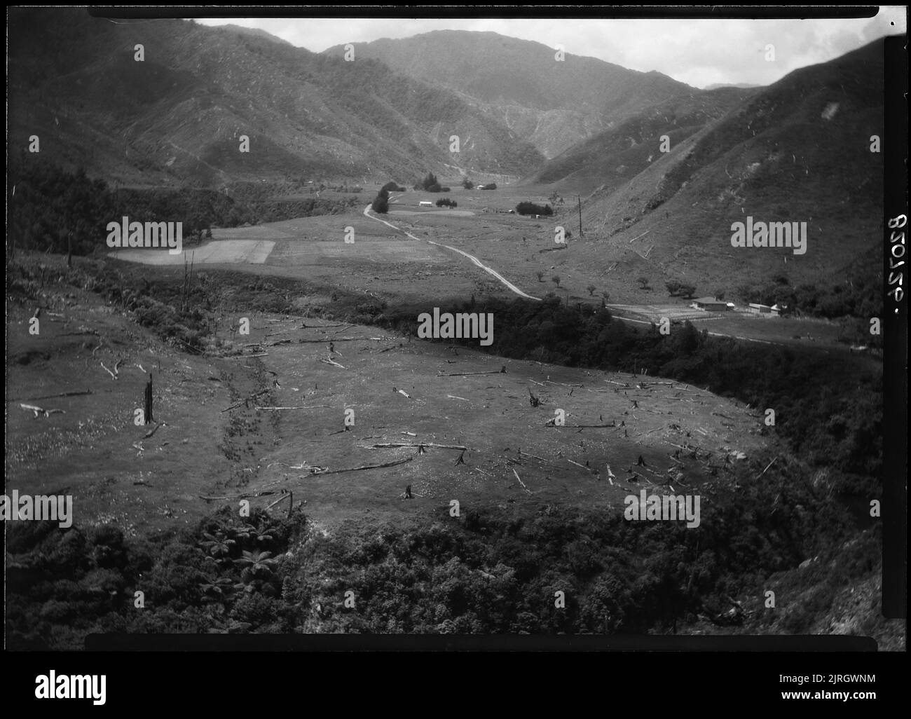 Otaki Gorge - 24 December 1928, 24 December 1928, by Leslie Adkin. Gift ...