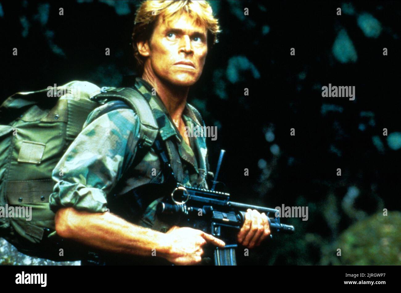 WILLEM DAFOE, PLATOON, 1986 Stock Photo - Alamy