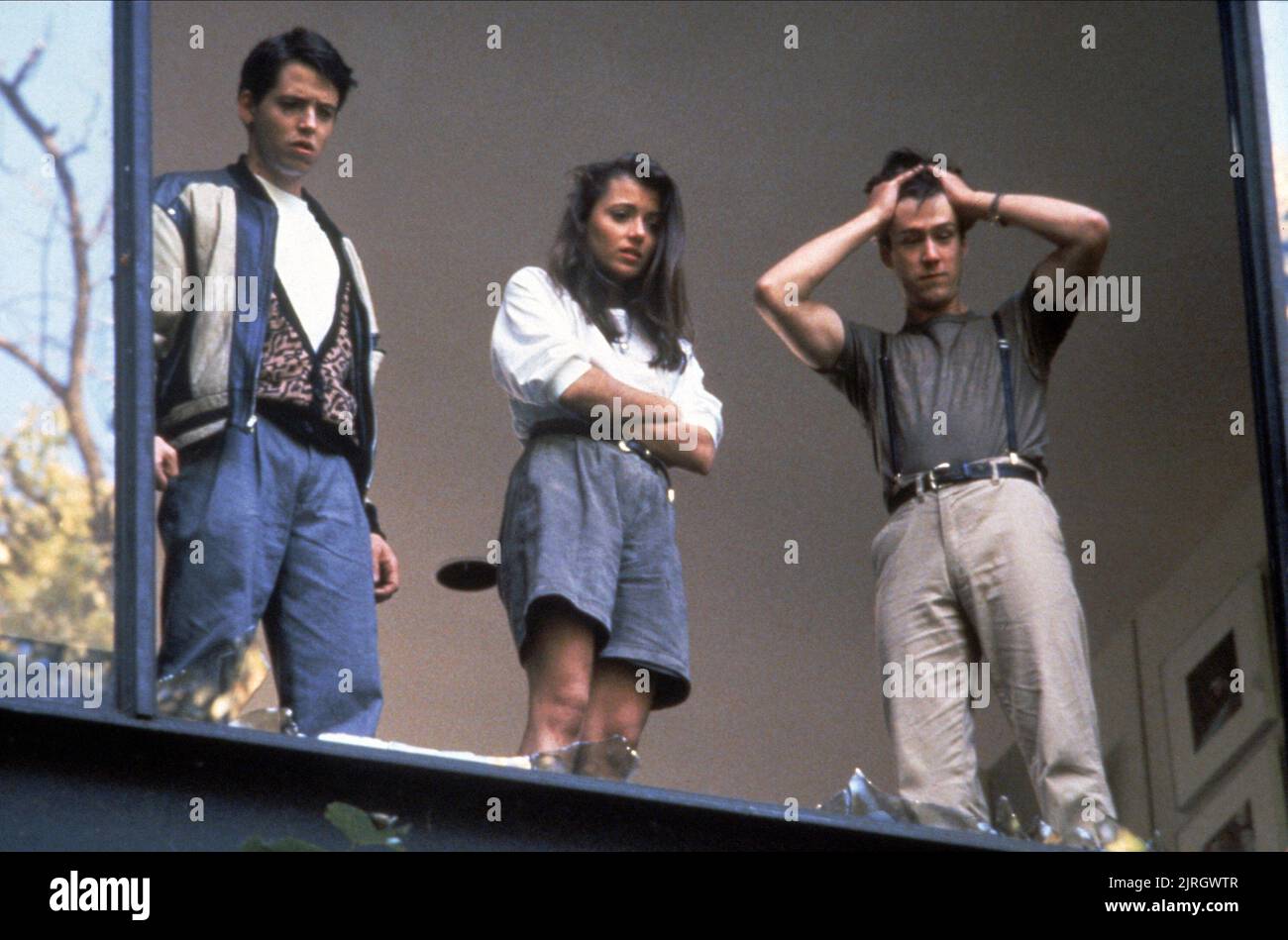 MATTHEW BRODERICK, MIA SARA, ALAN RUCK, FERRIS BUELLER'S DAY OFF, 1986 ...
