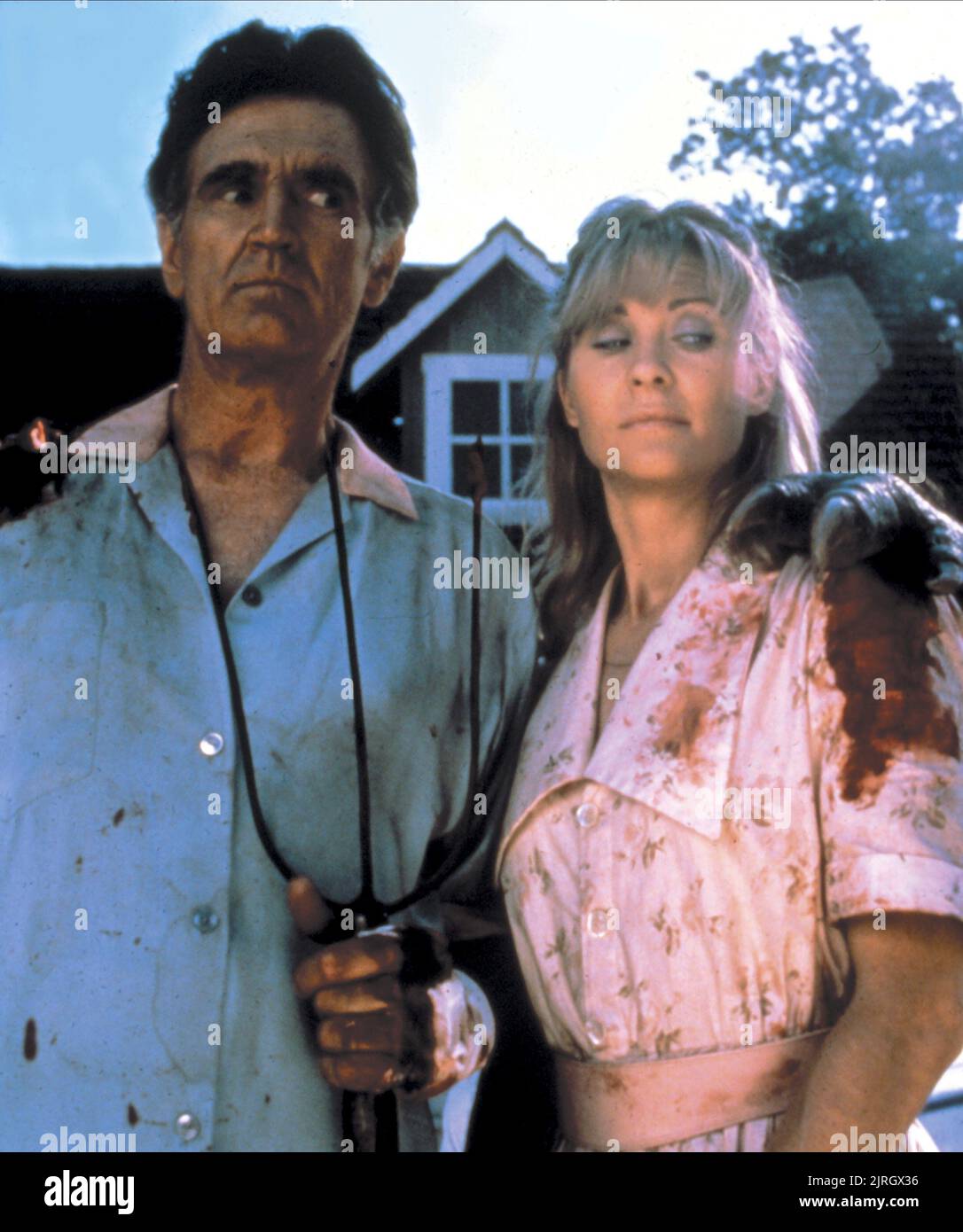BILLY GREEN BUSH, DEE WALLACE, CRITTERS, 1986 Stock Photo - Alamy