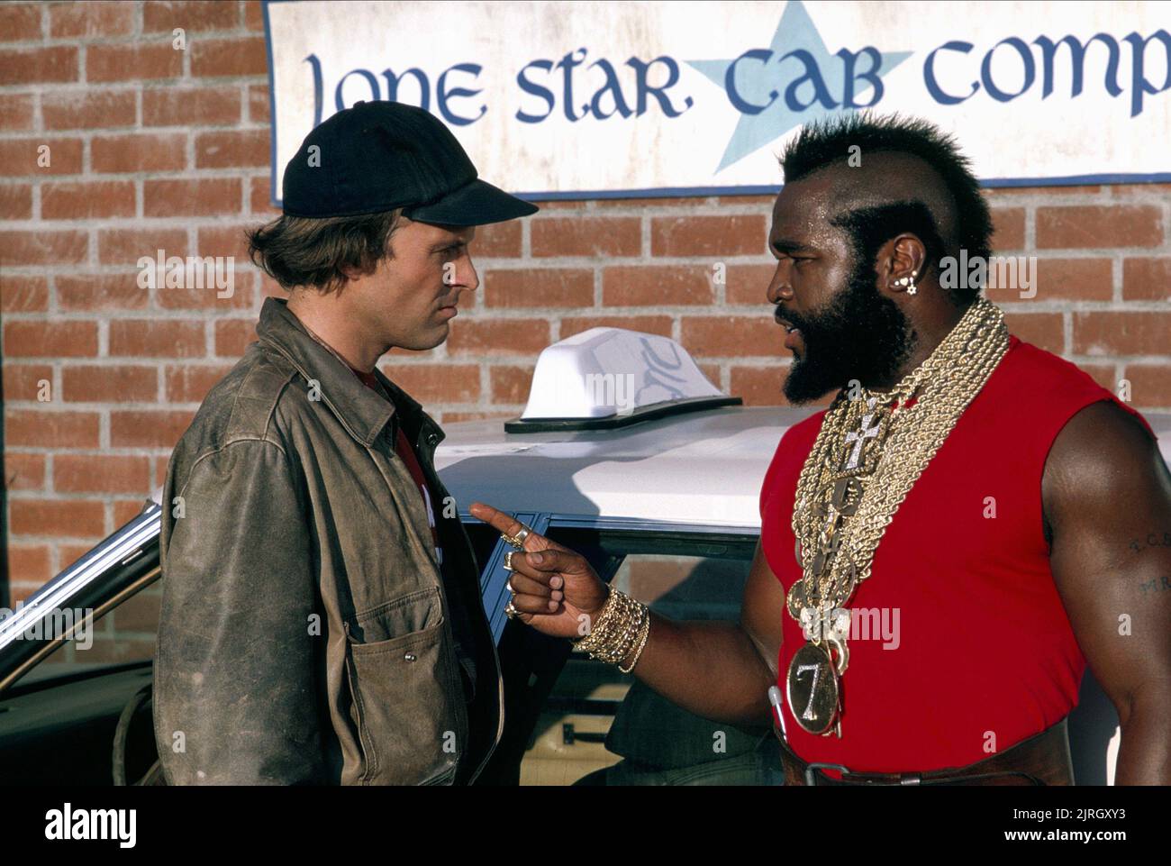 DWIGHT SCHULTZ, MR. T (LAWRENCE TUREAUD ), THE A-TEAM, 1984 Stock Photo ...