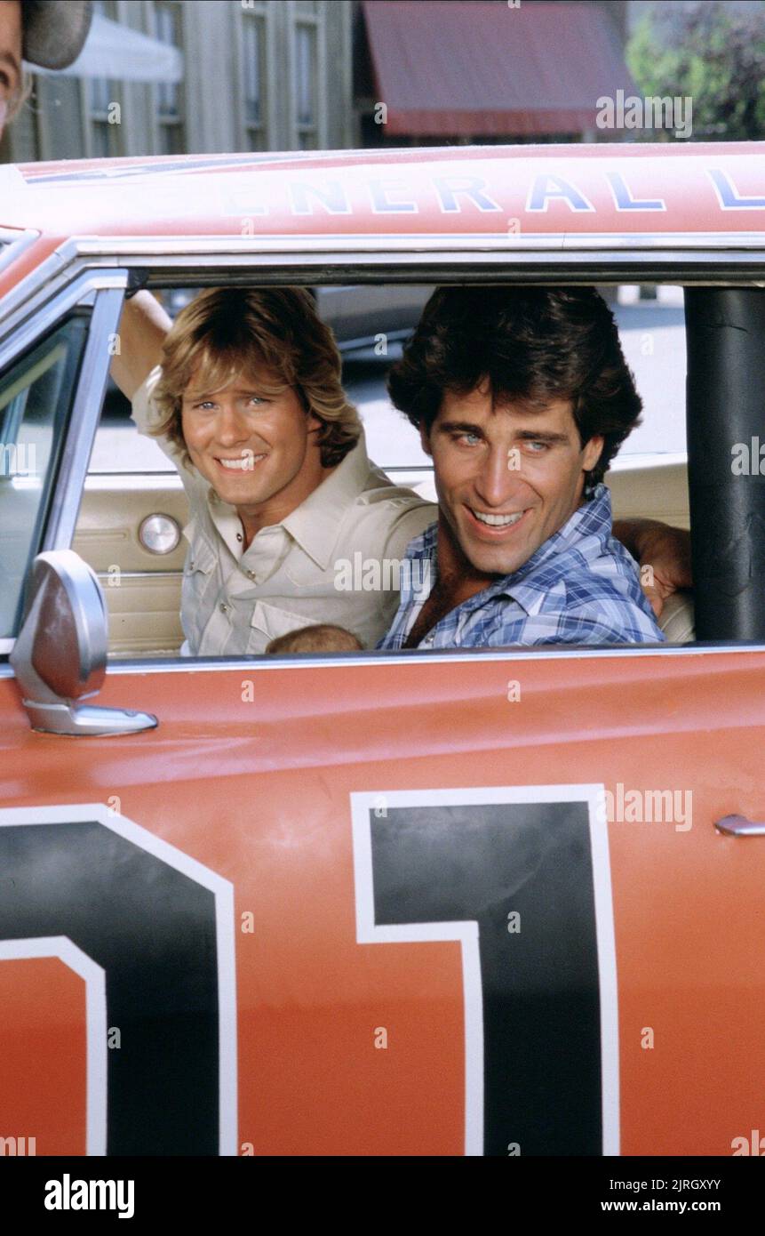 BYRON CHERRY, CHRISTOPHER MAYER, THE DUKES OF HAZZARD, 1982 Stock Photo ...