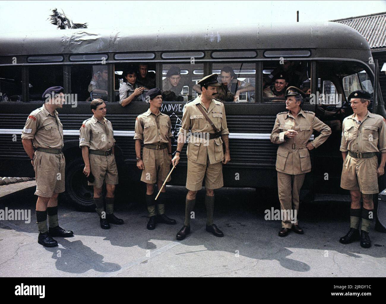MICHAEL ELPHICK, JOHN CLEESE, DENIS QUILLEY, PRIVATES ON PARADE, 1983 ... MICHAEL ELPHICK, JOHN CLEESE, DENIS QUILLEY, PRIVATES ON PARADE, 1983 ...