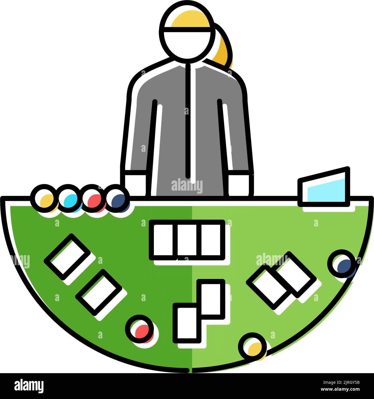 Blackjack slot game color Cut Out Stock Images & Pictures - Alamy