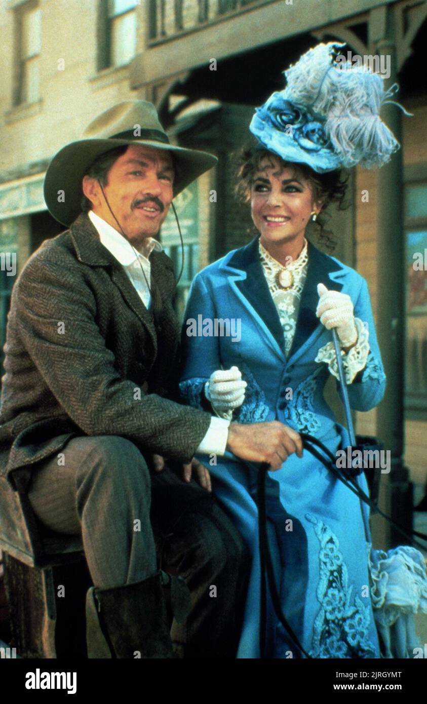 TOM SKERRITT, ELIZABETH TAYLOR, POKER ALICE, 1987 Stock Photo - Alamy