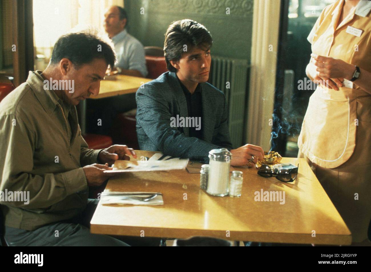 DUSTIN HOFFMAN, TOM CRUISE, RAIN MAN, 1988 Stock Photo - Alamy
