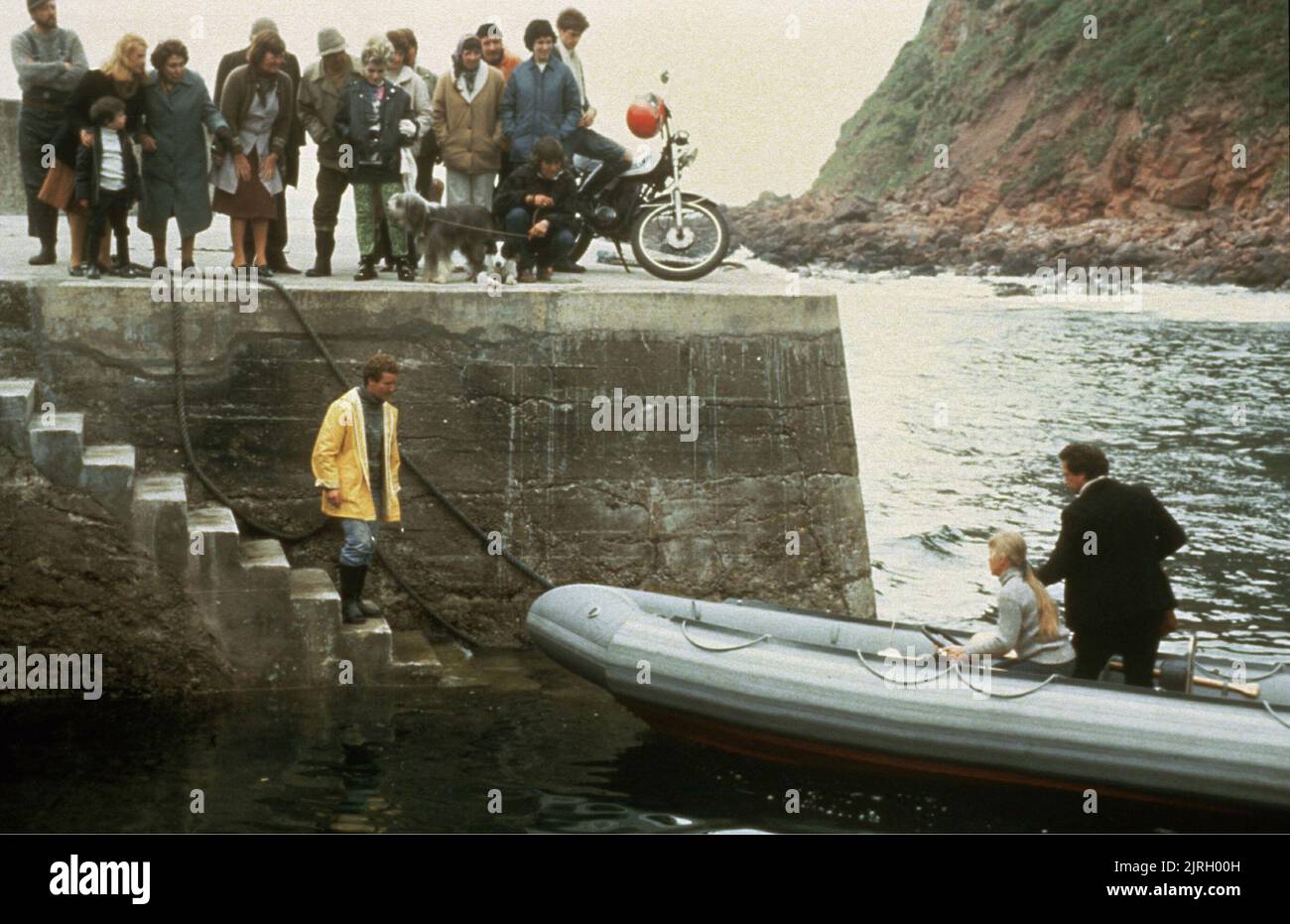 SCOTTISH HARBOUR SCENE, LOCAL HERO, 1983 Stock Photo - Alamy