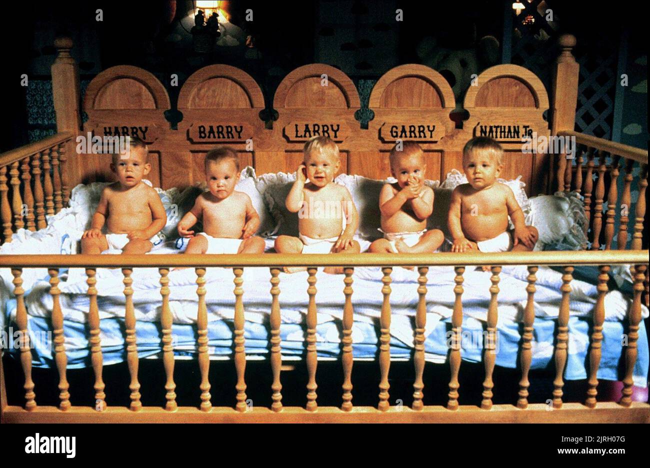 HARRY, BARRY, LARRY, GARY, NATHAN, RAISING ARIZONA, 1987 Stock Photo ...