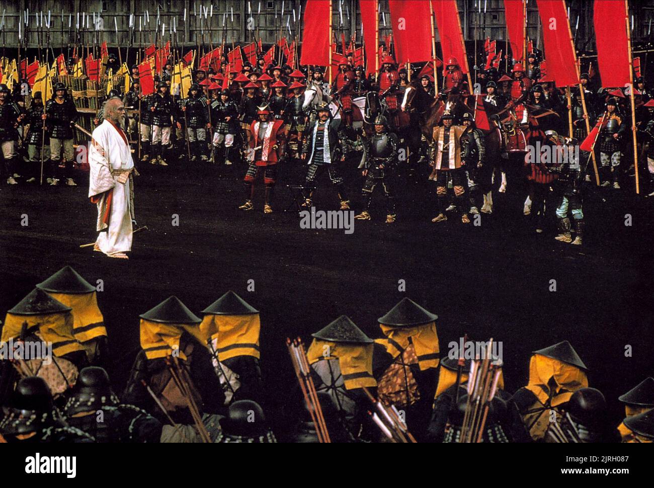 SAMURAI SOLDIERS SCENE, RAN, 1985 Stock Photo - Alamy