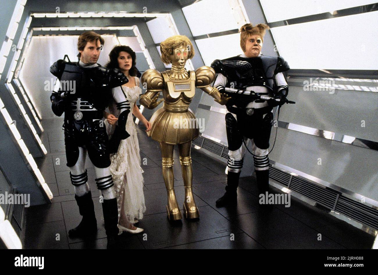 BILL PULLMN, DAPHNE ZUNIGA, JOHN CANDY, SPACEBALLS, 1987 Stock Photo - Alamy