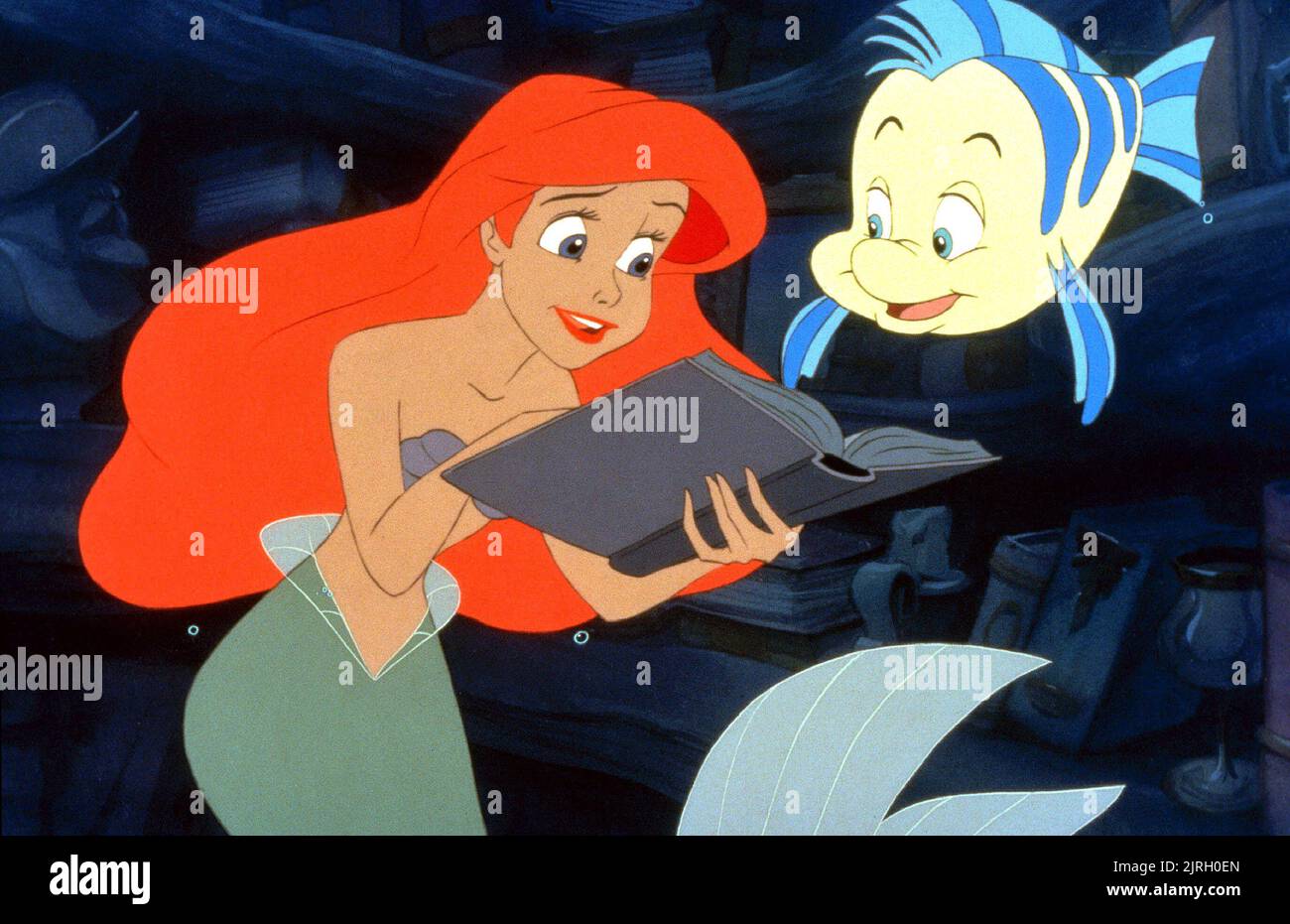 ARIEL, FLOUNDER, THE LITTLE MERMAID, 1989 Stock Photo - Alamy