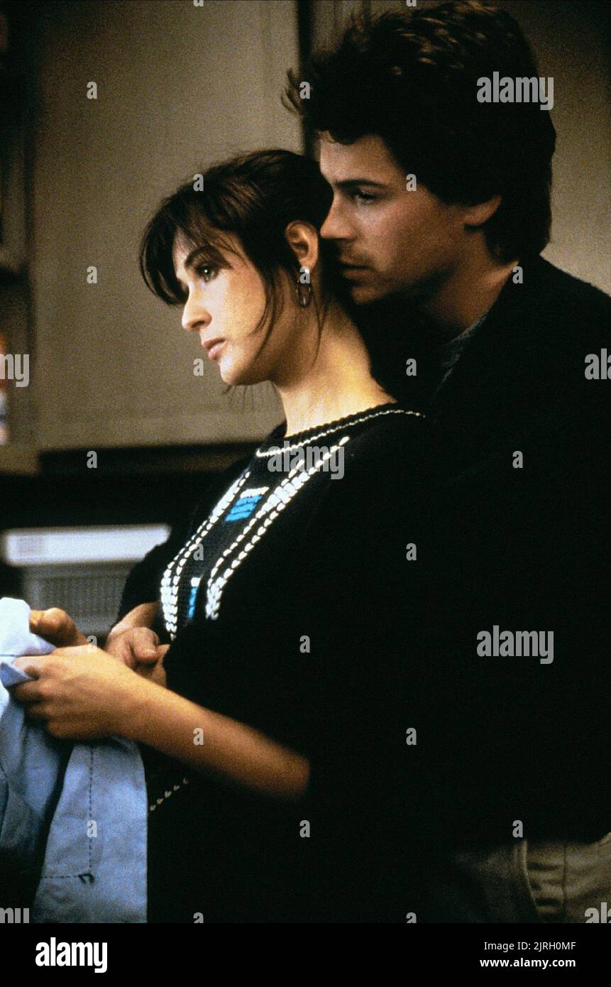 DEMI MOORE, ROB LOWE, ABOUT LAST NIGHT..., 1986 Stock Photo - Alamy