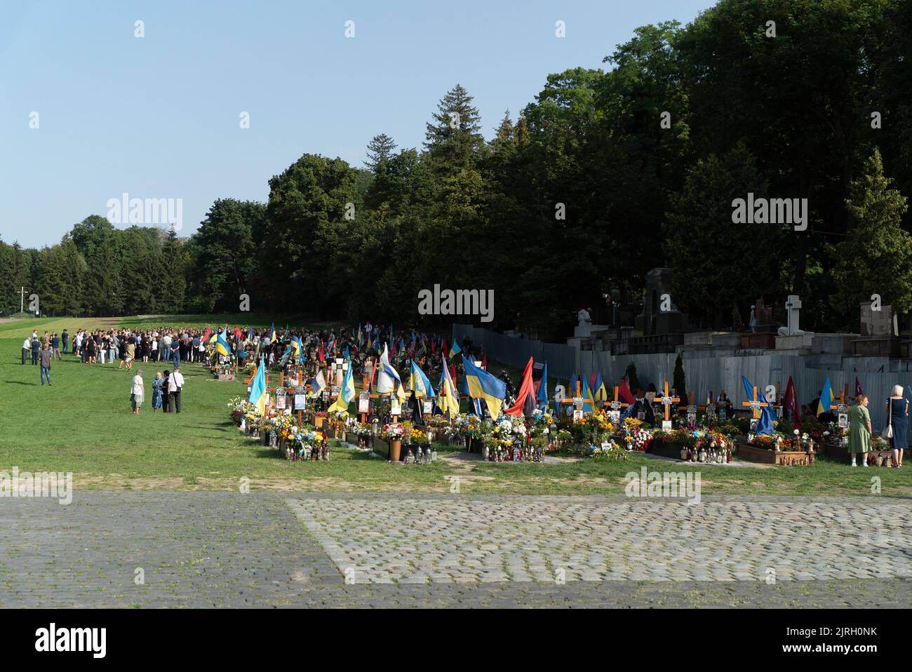 Liviv, Liviv Oblast, Ukraine. 24th Aug, 2022. Lviv celebrates Ukraine's ...