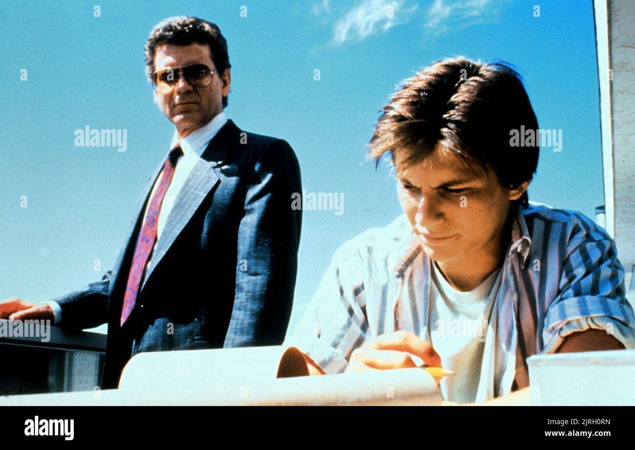 ROBERT FOXWORTH, CHRISTIAN SLATER, BEYOND THE STARS, 1989 Stock Photo ...