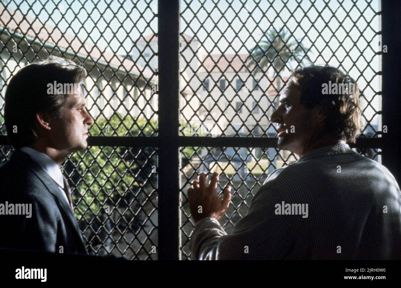 MICHAEL DOUGLAS, JAMES B. SIKKING, THE STAR CHAMBER, 1983 Stock Photo ...