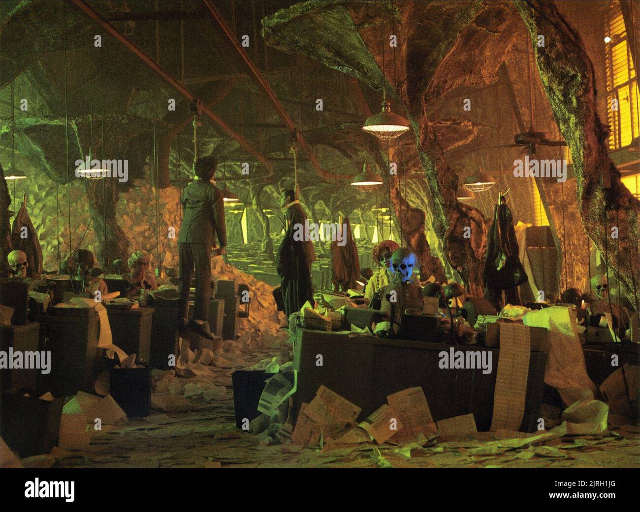 AFTERLIFE OFFICE SCENE, BEETLEJUICE, 1988 Stock Photo - Alamy