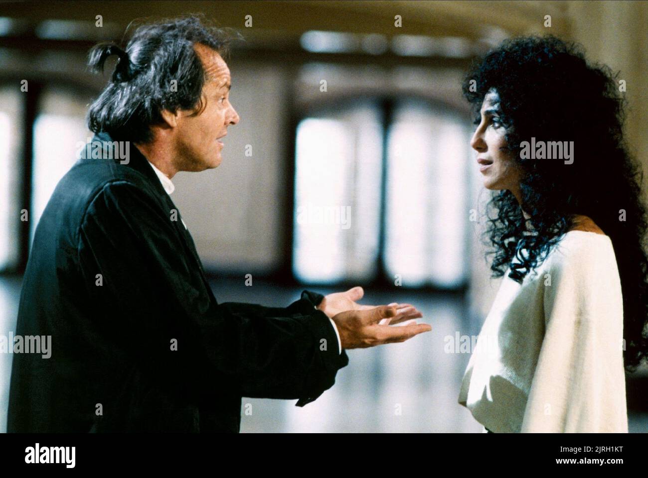 JACK NICHOLSON, CHER, THE WITCHES OF EASTWICK, 1987 Stock Photo - Alamy