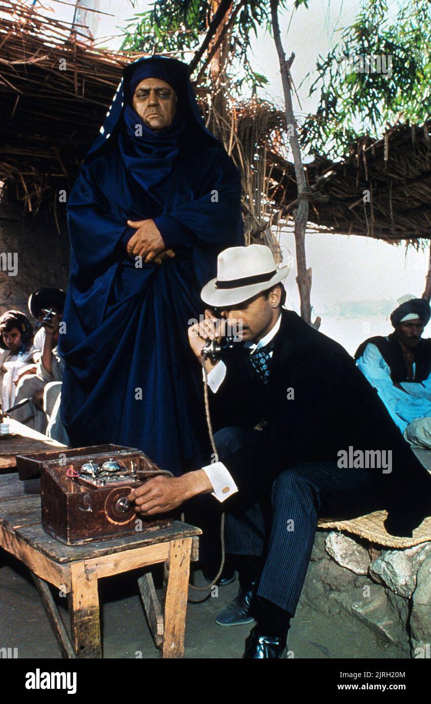 RAYMOND BURR, ROBIN ELLIS, THE CURSE OF KING TUT'S TOMB, 1980 Stock ...