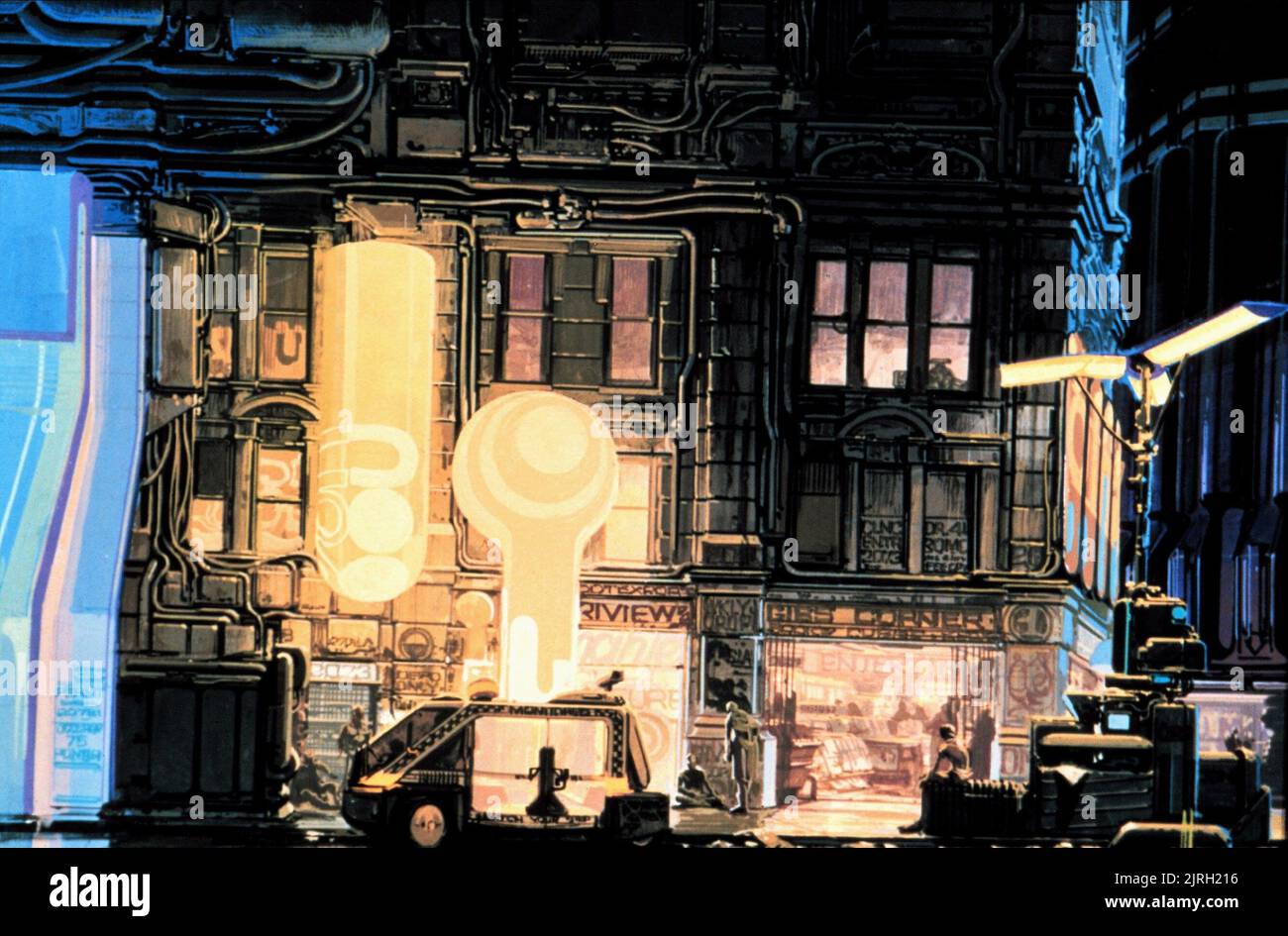 PRODUCTION DESIGN ARTWORK, BLADE RUNNER, 1982 Stock Photo - Alamy