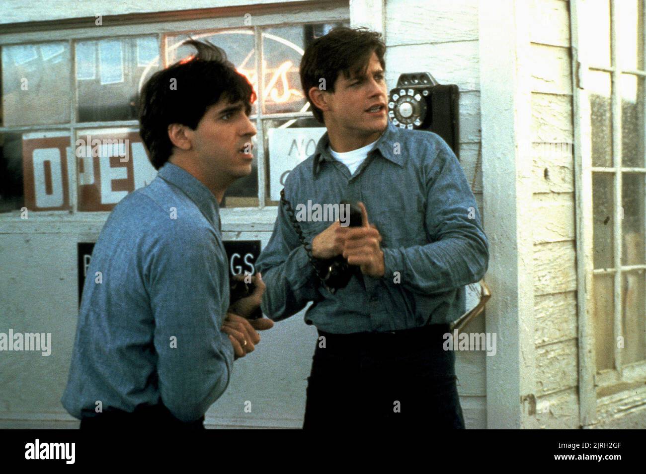 BOBBY DI CICCO, MICHAEL PARE, THE PHILADELPHIA EXPERIMENT, 1984 Stock ...