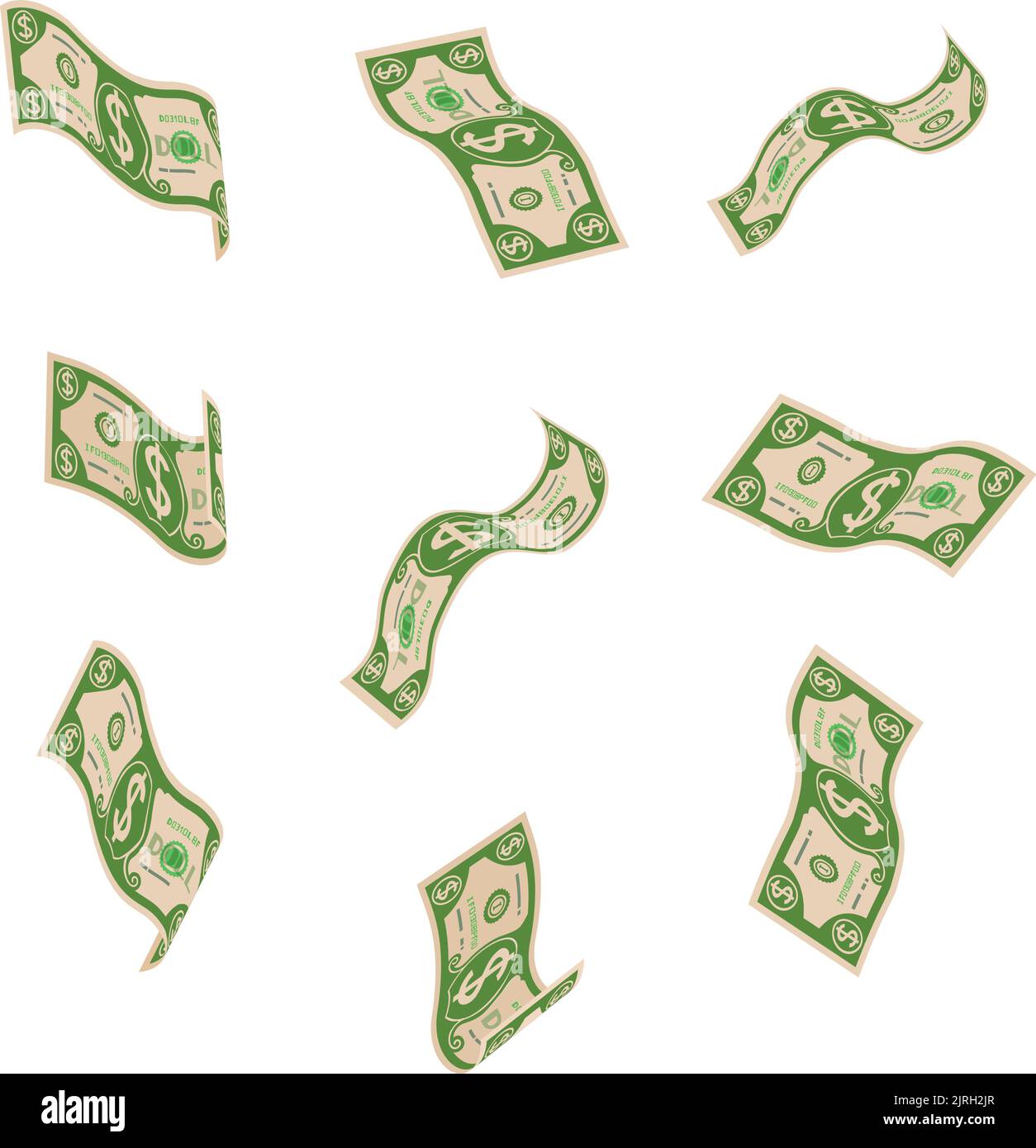 American us money bills Stock Vector Images - Alamy