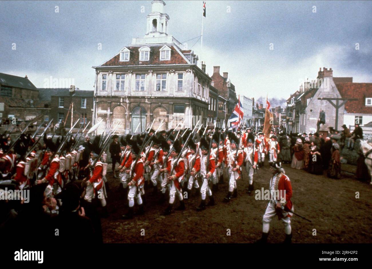 SOLDIERS MARCH THROUGH TOWN, REVOLUTION, 1985 Stock Photo - Alamy