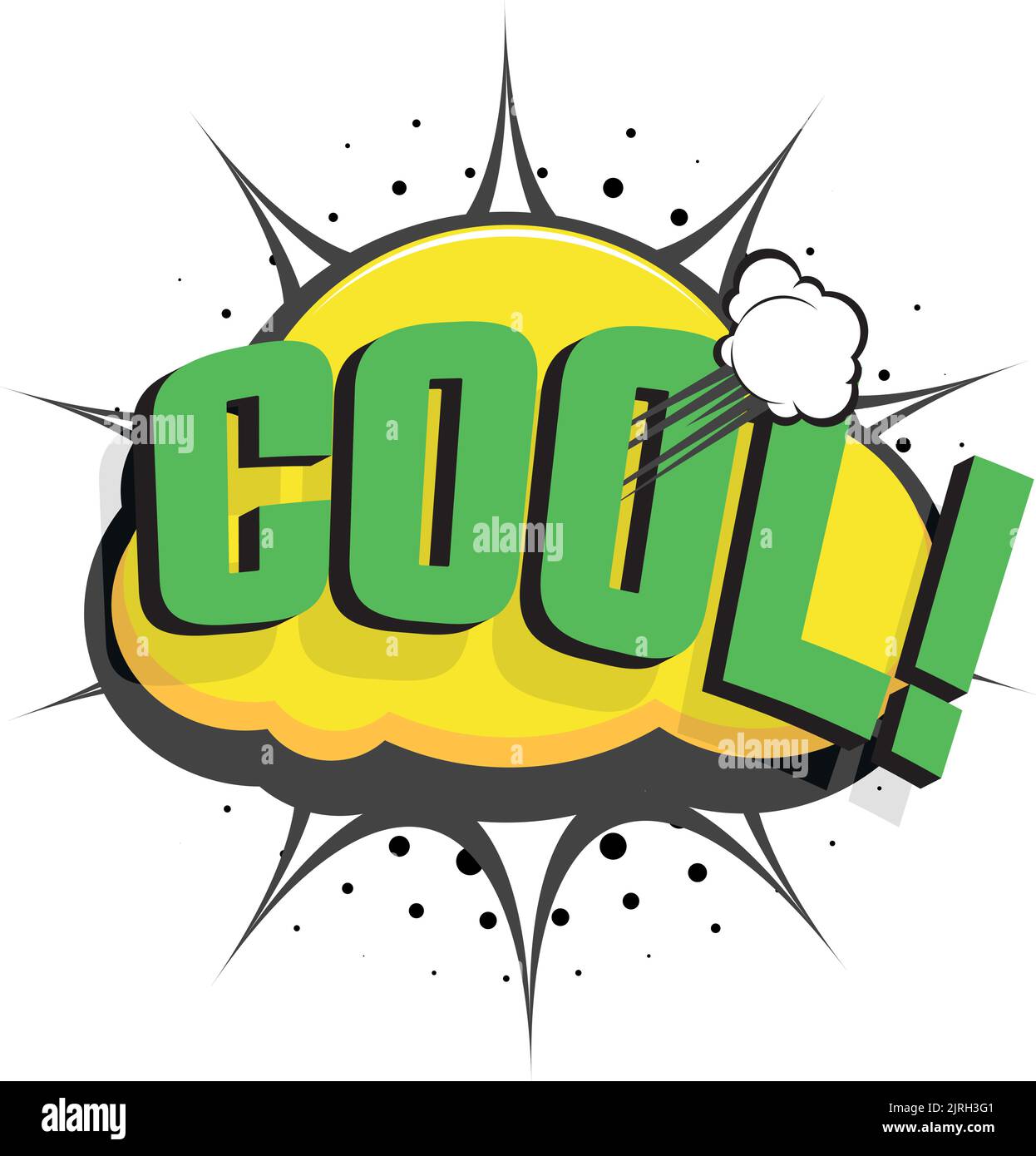 Cool sound splash effect. Comic color balloon Stock Vector Image & Art ...