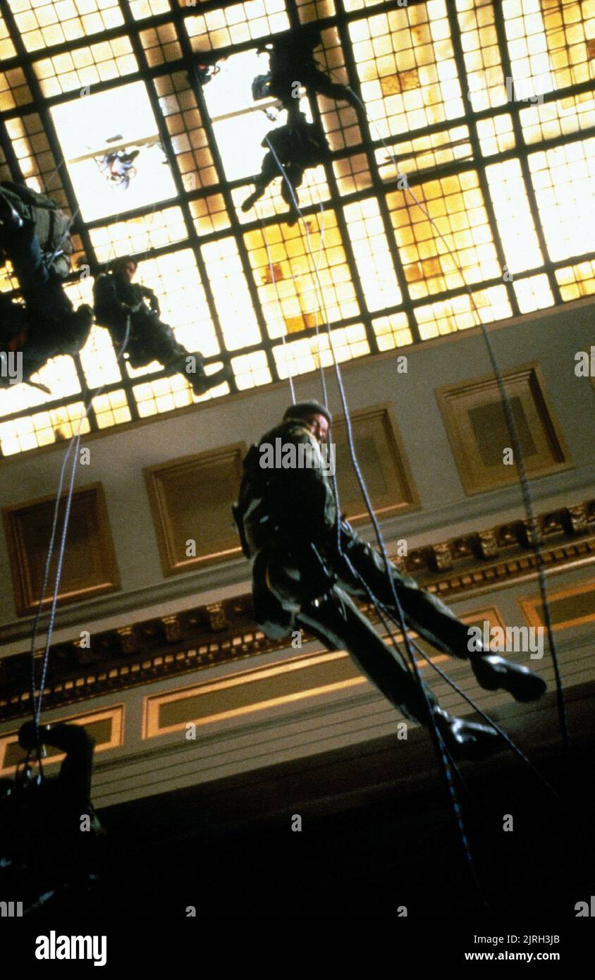 ABSEILING SCENE, HOLD-UP, 1985 Stock Photo - Alamy
