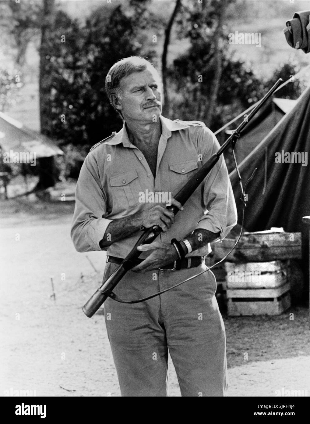 CHARLTON HESTON, NAIROBI AFFAIR, 1984 Stock Photo - Alamy