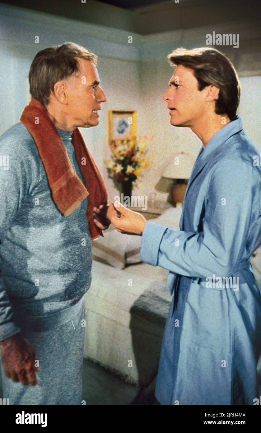 CHARLTON HESTON, JOHN JAMES, THE COLBYS, 1985 Stock Photo - Alamy