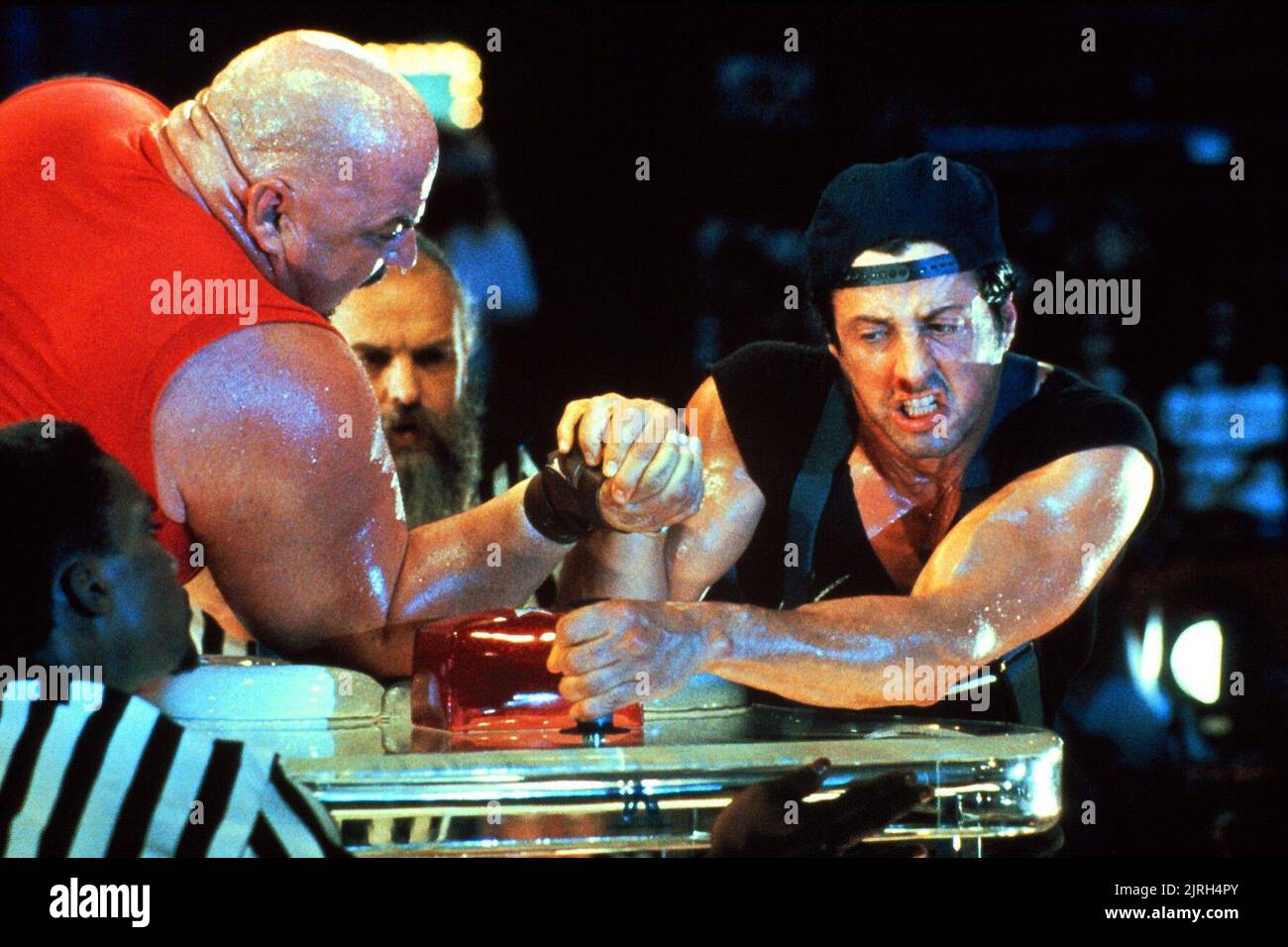 RICK ZUMWALT, SYLVESTER STALLONE, OVER THE TOP, 1987 Stock Photo - Alamy