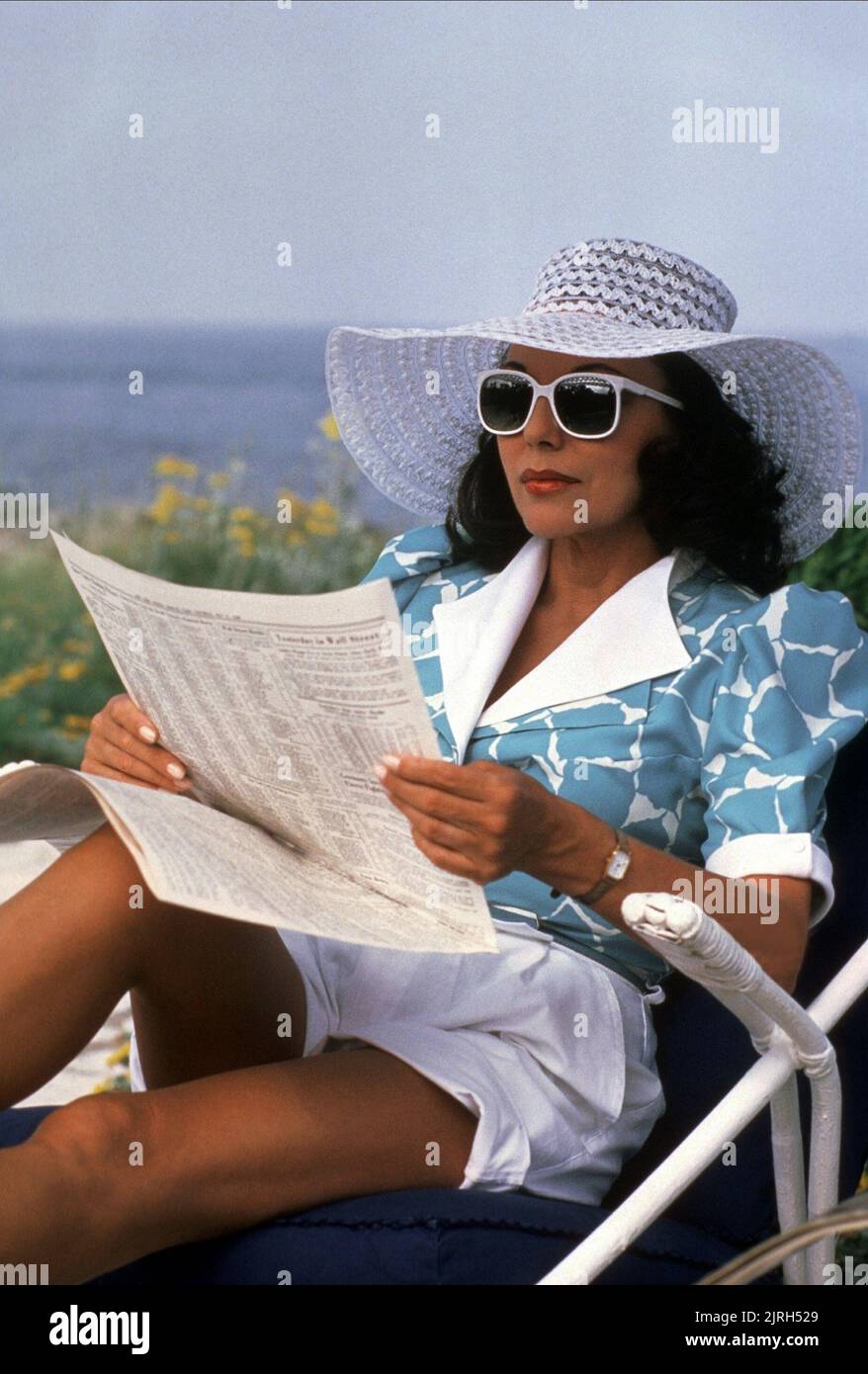JOAN COLLINS, MONTE CARLO, 1986 Stock Photo - Alamy