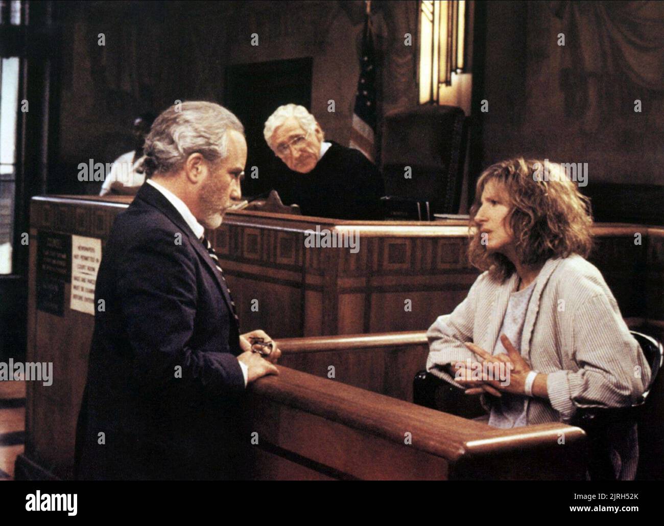 RICHARD DREYFUSS, BARBRA STREISAND, NUTS, 1987 Stock Photo - Alamy