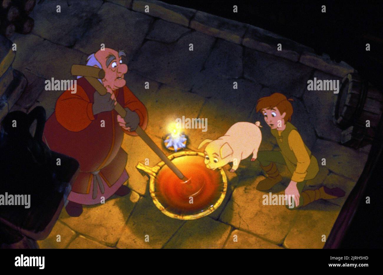 SCENE WITH TARAN, THE BLACK CAULDRON, 1985 Stock Photo - Alamy