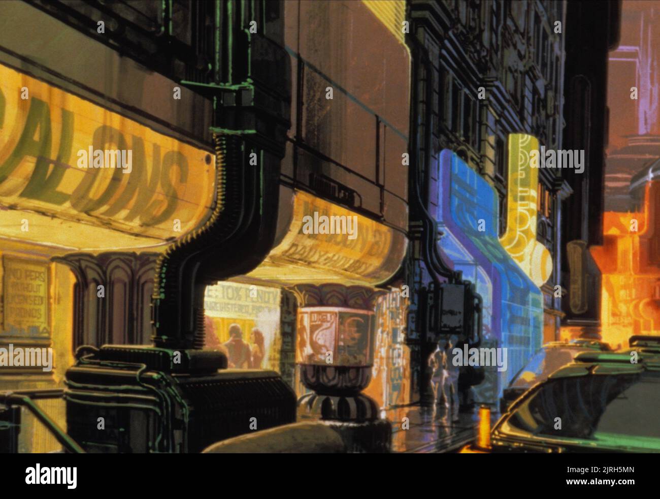 PRODUCTION DESIGN ARTWORK, BLADE RUNNER, 1982 Stock Photo - Alamy