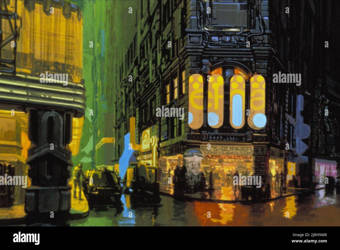 PRODUCTION DESIGN ARTWORK, BLADE RUNNER, 1982 Stock Photo - Alamy