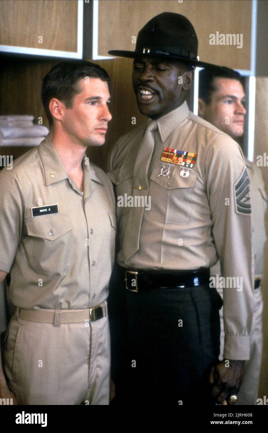 RICHARD GERE, LOUIS GOSSETT JR., AN OFFICER AND A GENTLEMAN, 1982 Stock ...
