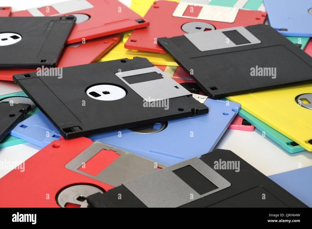 old floppy diskettes. vintage tecnology Stock Photo - Alamy