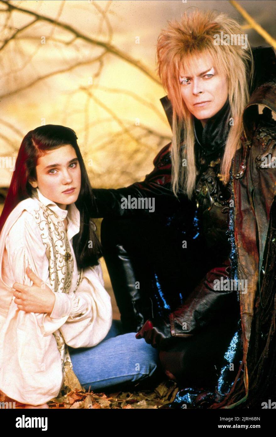 JENNIFER CONNELLY, DAVID BOWIE, LABYRINTH, 1986 Stock Photo - Alamy