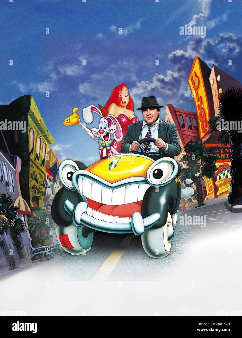 BOB HOSKINS, JESSICA RABBIT, ROGER RABBIT, WHO FRAMED ROGER RABBIT ...