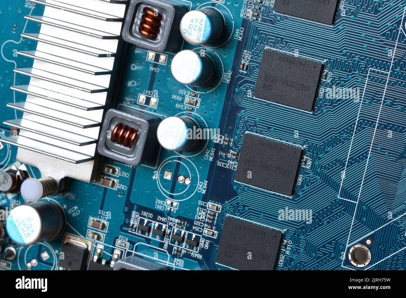 The components of a personal computer system hi-res stock photography ...