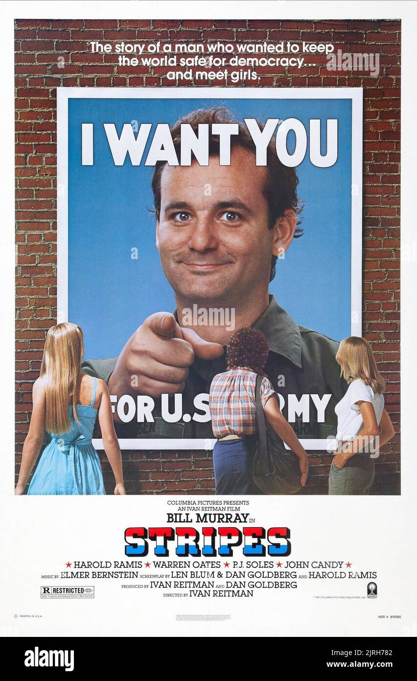 BILL MURRAY, STRIPES, 1981 Stock Photo - Alamy