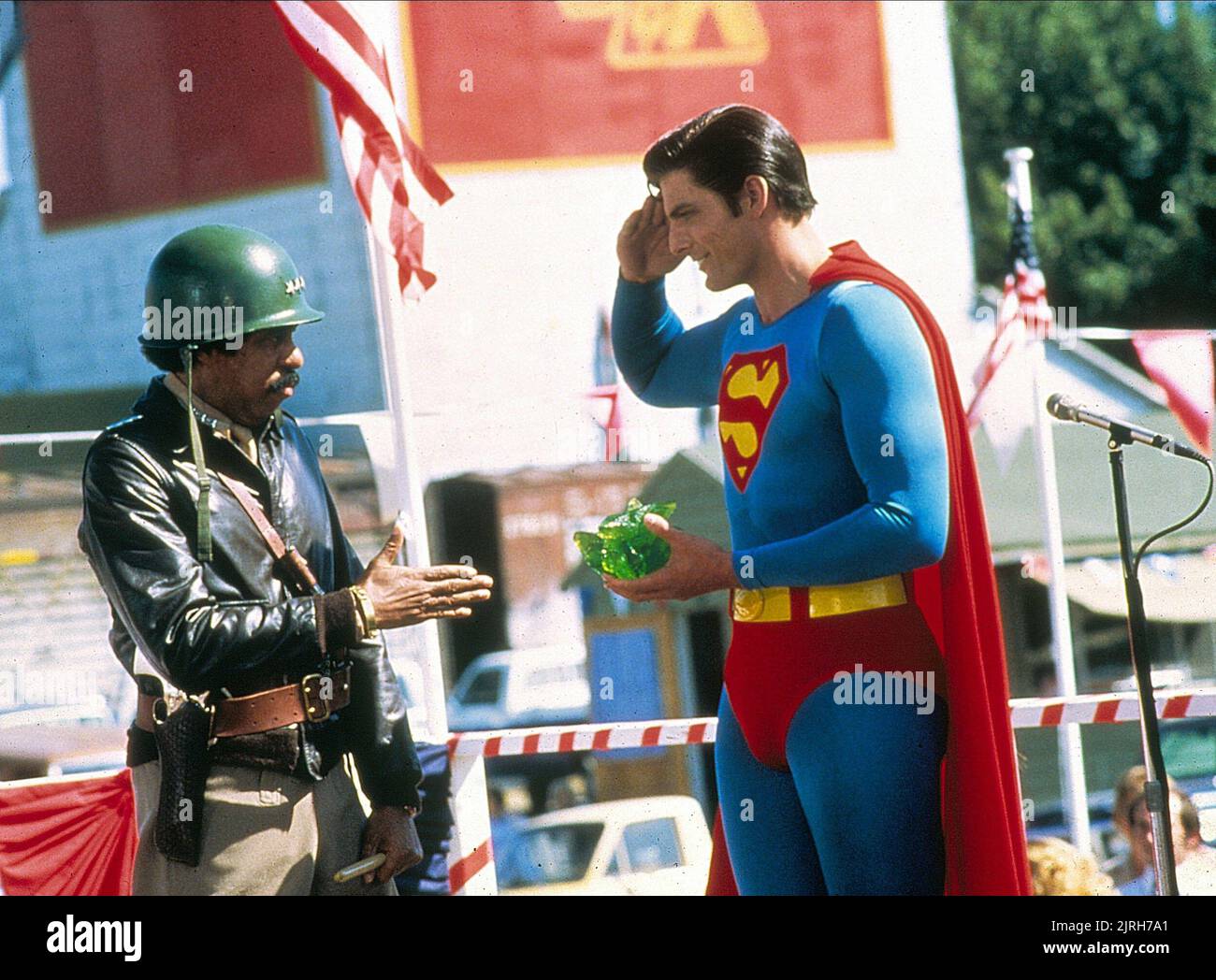 RICHARD PRYOR, CHRISTOPHER REEVE, SUPERMAN III, 1983 Stock Photo - Alamy