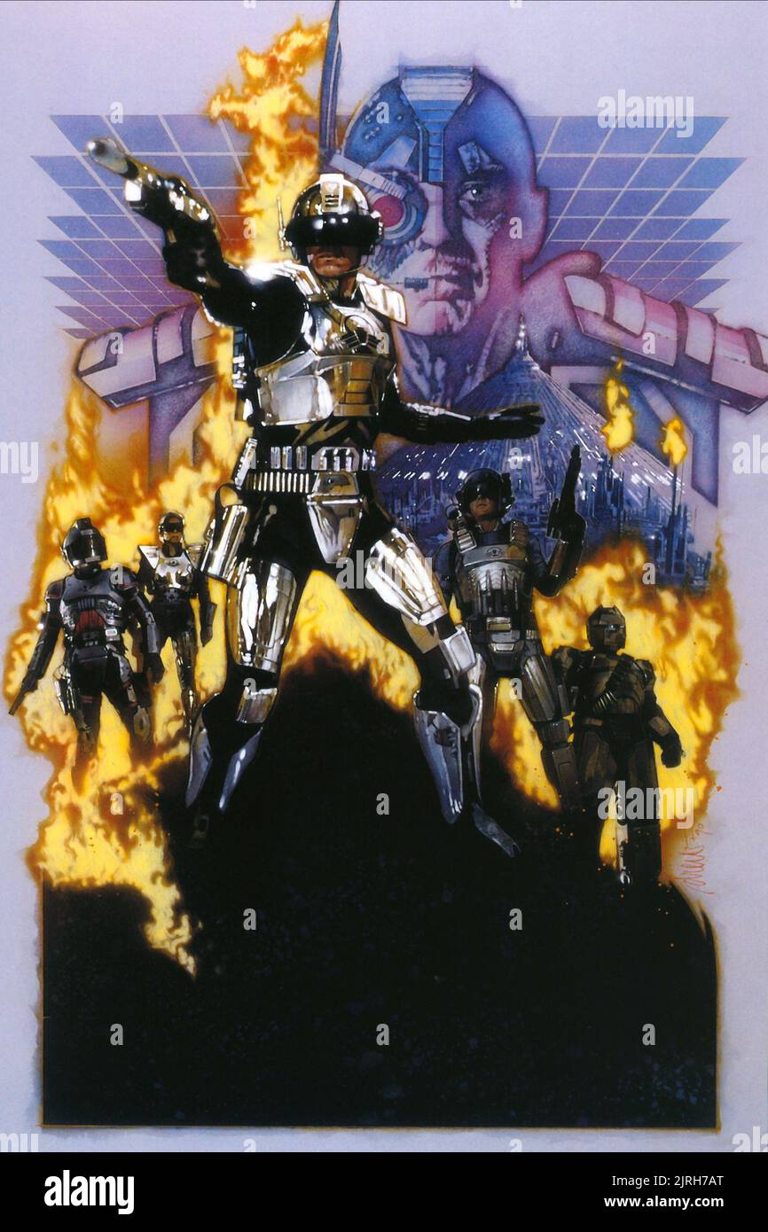 MOVIE POSTER, CAPTAIN POWER AND THE SOLDIERS OF THE FUTURE, 1987 Stock ...