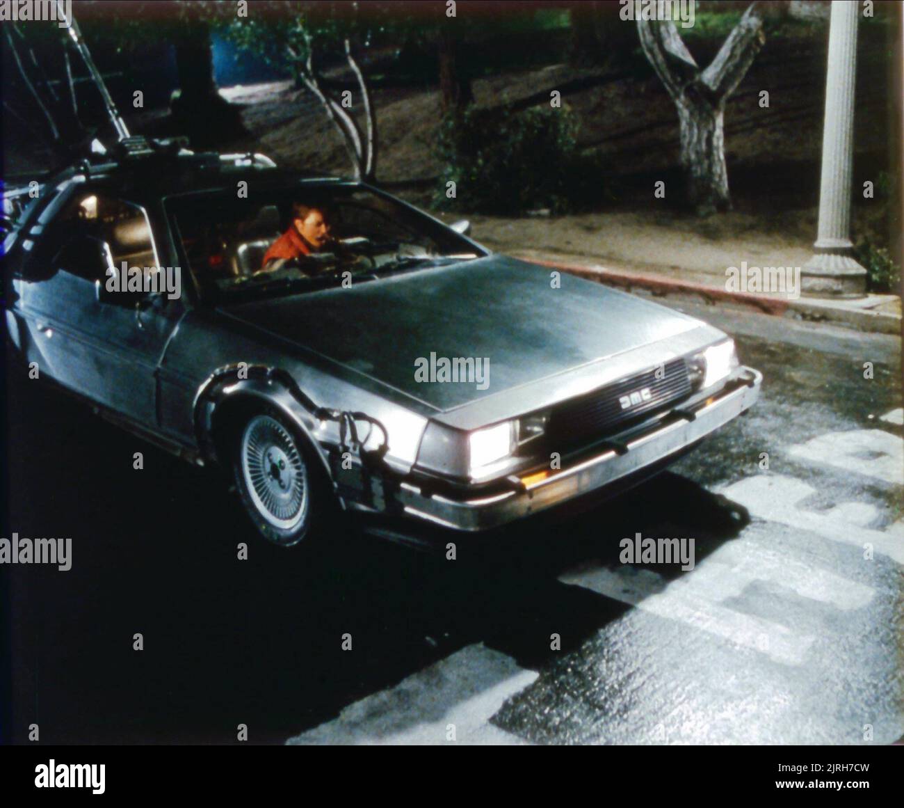 Back to the future still delorean hi-res stock photography and images ...