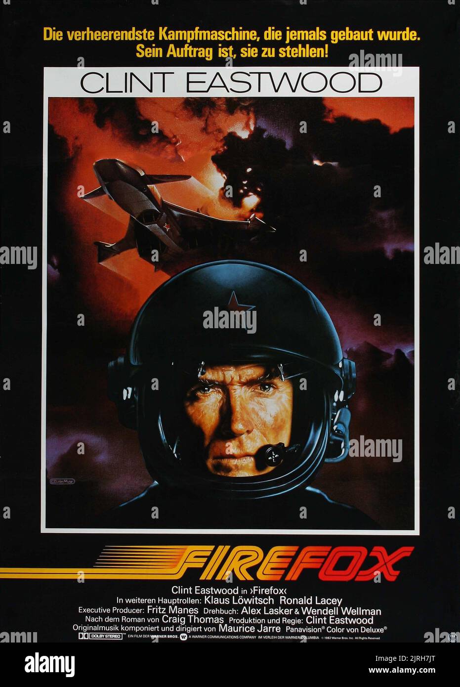 CLINT EASTWOOD POSTER, FIREFOX, 1982 Stock Photo - Alamy