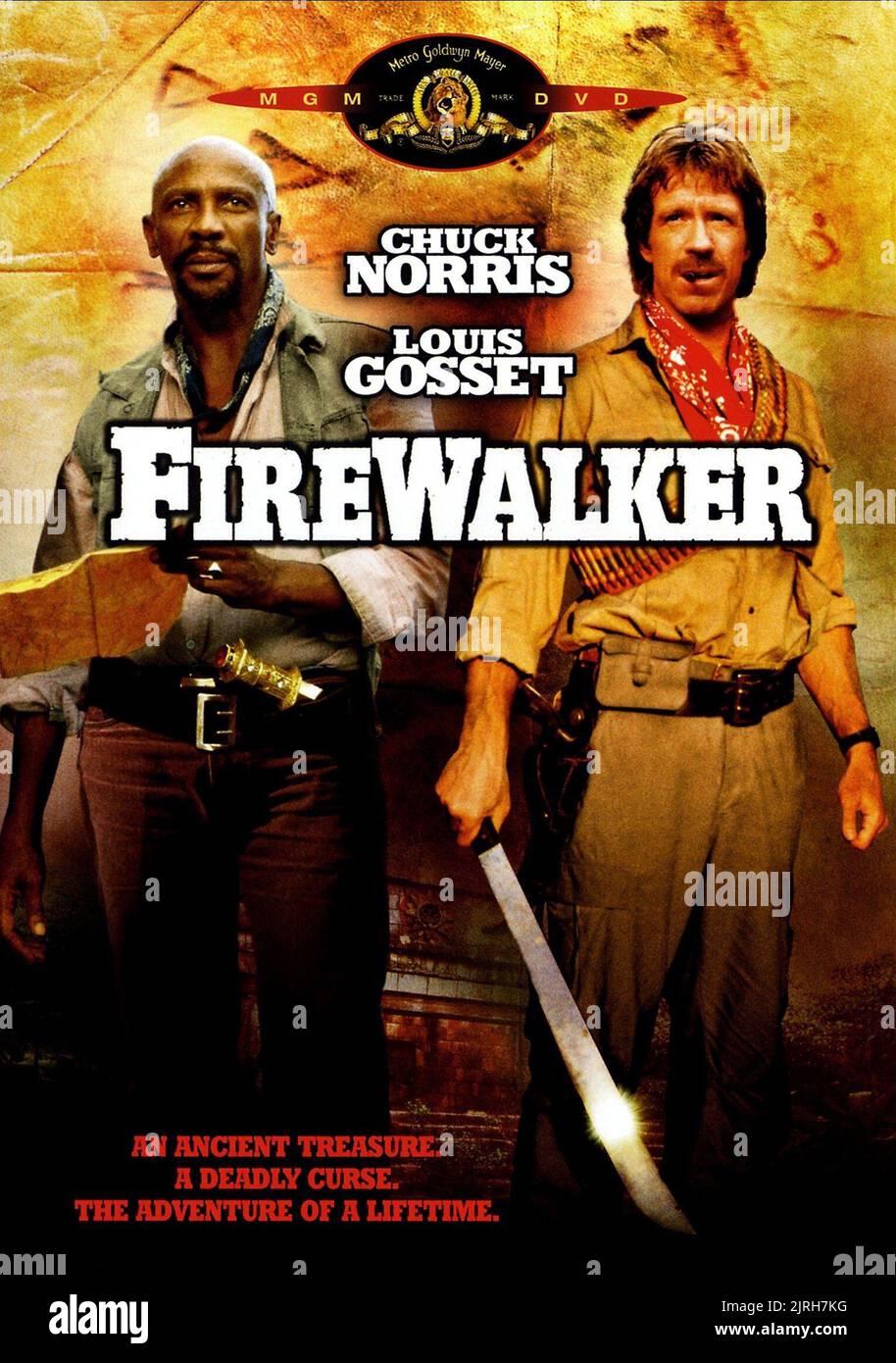 LOUIS GOSSETT JR., CHUCK NORRIS POSTER, FIREWALKER, 1986 Stock Photo ...