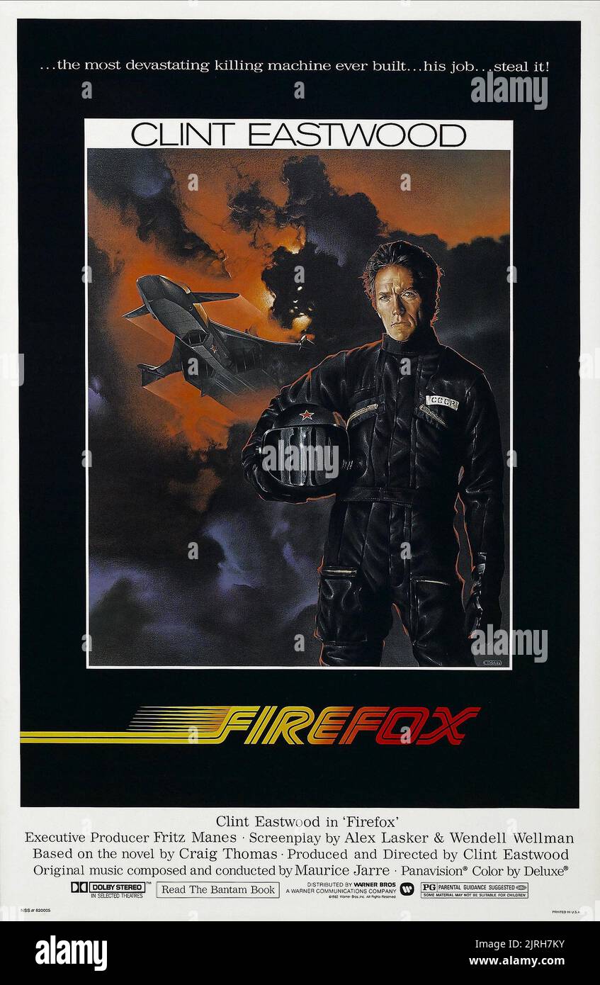 CLINT EASTWOOD POSTER, FIREFOX, 1982 Stock Photo - Alamy