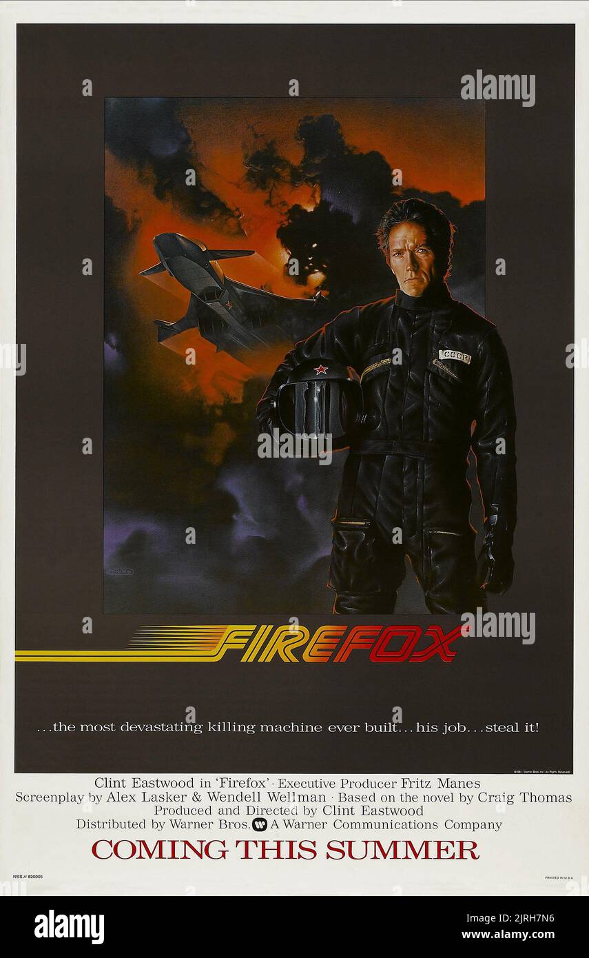 CLINT EASTWOOD POSTER, FIREFOX, 1982 Stock Photo - Alamy