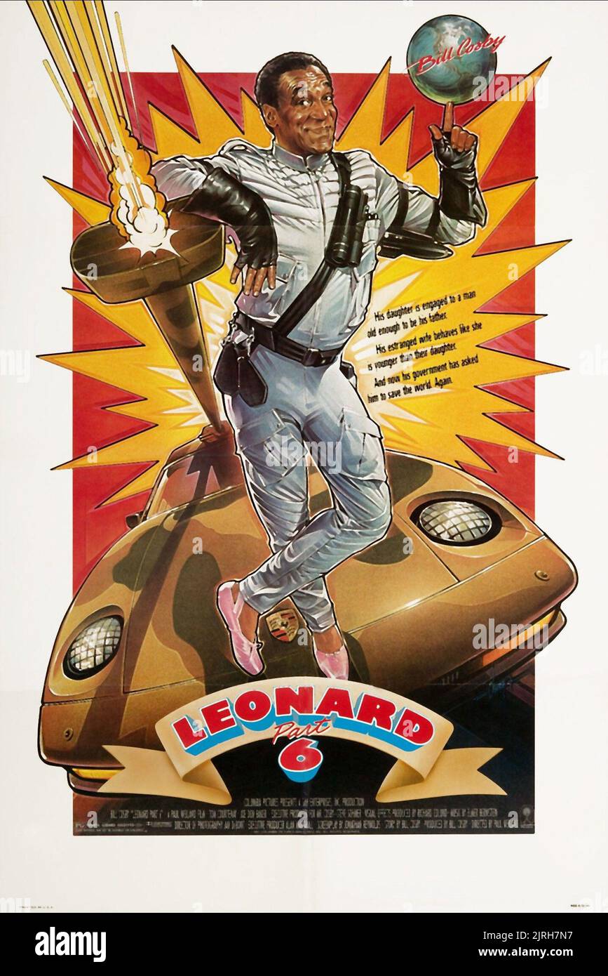 BILL COSBY POSTER, LEONARD PART 6, 1987 Stock Photo - Alamy